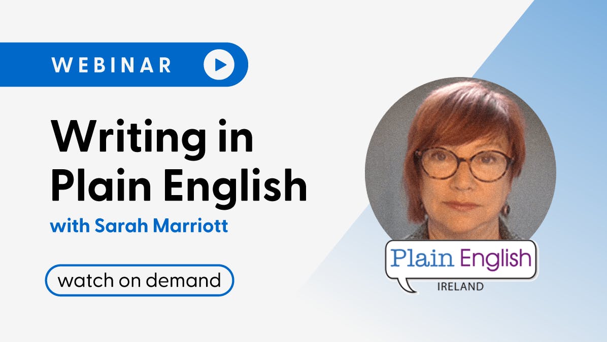 Writing in Plain English: the inclusion challenge | Texthelp