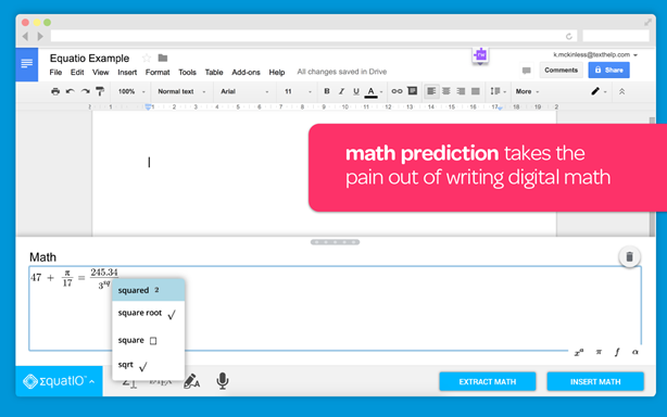 Math made digital: EquatIO is here! | Texthelp
