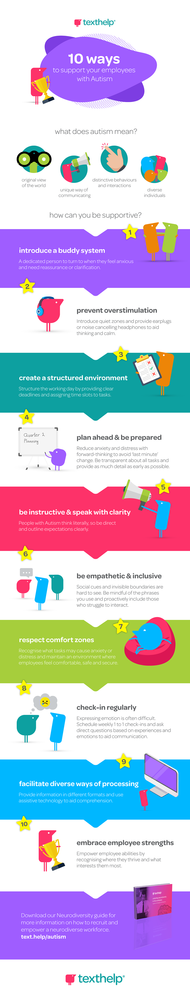 10 ways to support Autistic employees | Texthelp