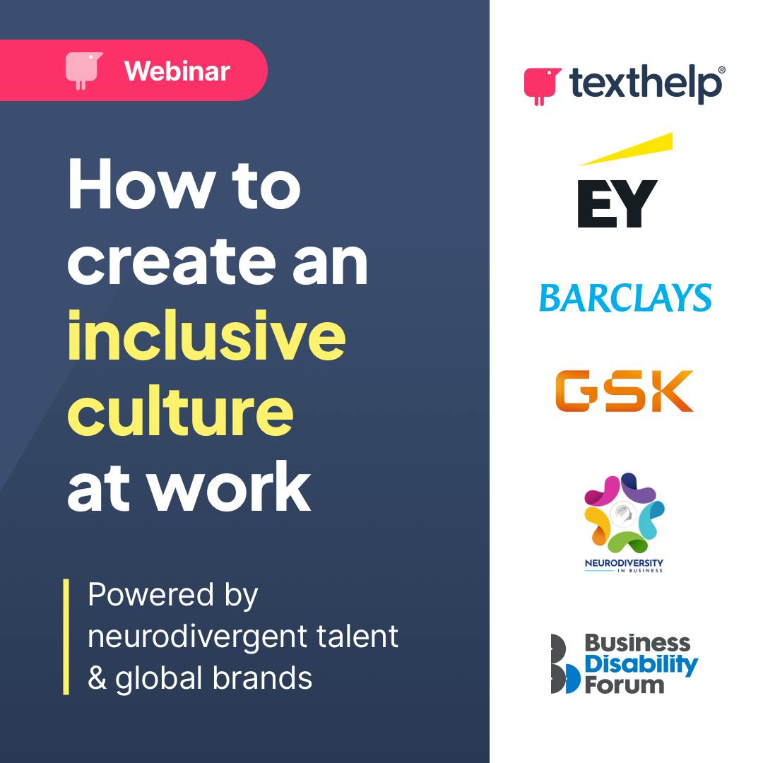 Introduction to creating an inclusive culture at work | Texthelp