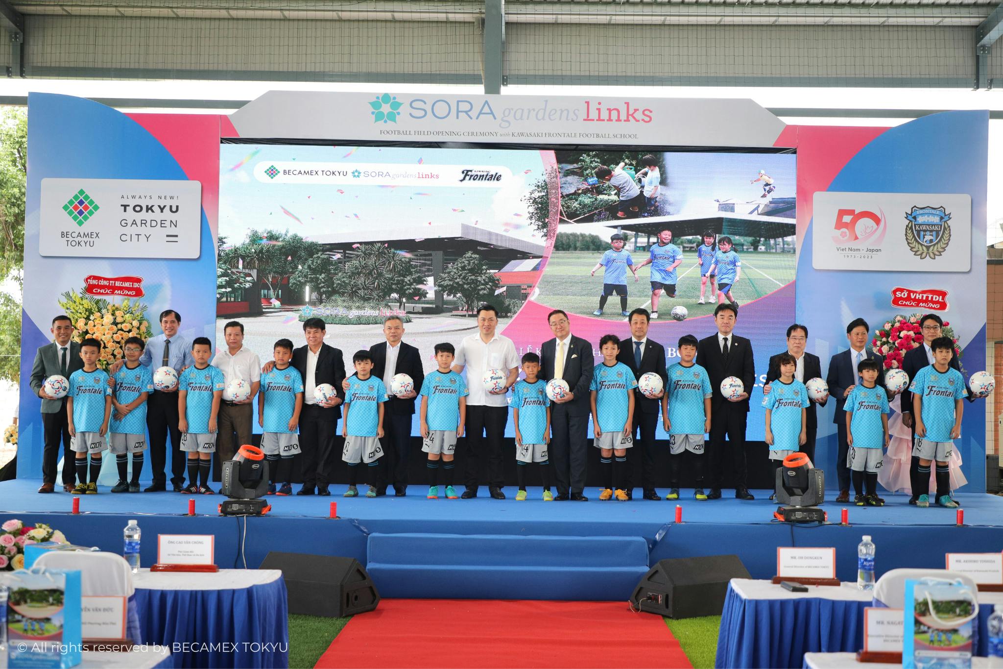 SORA gardens Links opened | TOKYU Garden City - BECAMEX TOKYU, Binh Duong