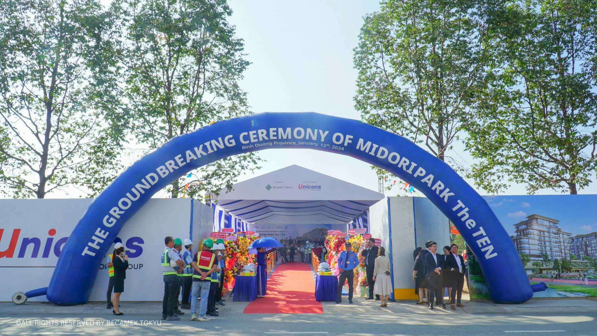 BECAMEX TOKYU mở đầu năm mới với Lễ Động thổ dự án MIDORI PARK The TEN ...