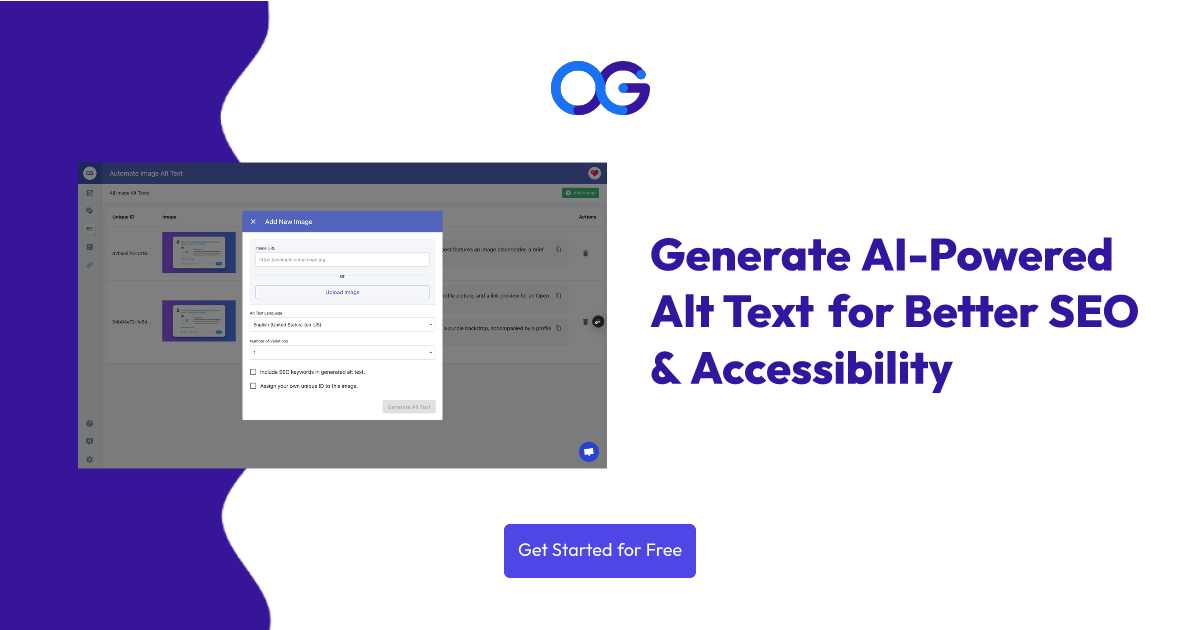 Alt Text Generator: Automate SEO-Friendly Image Descriptions | OpenGraph.xyz - OpenGraph