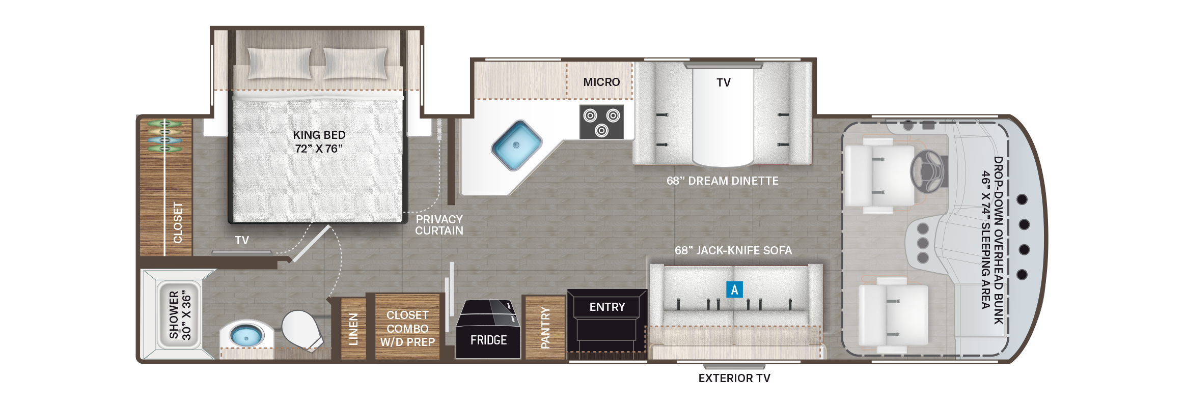 Class A Motorhome Floor Plans | Viewfloor.co