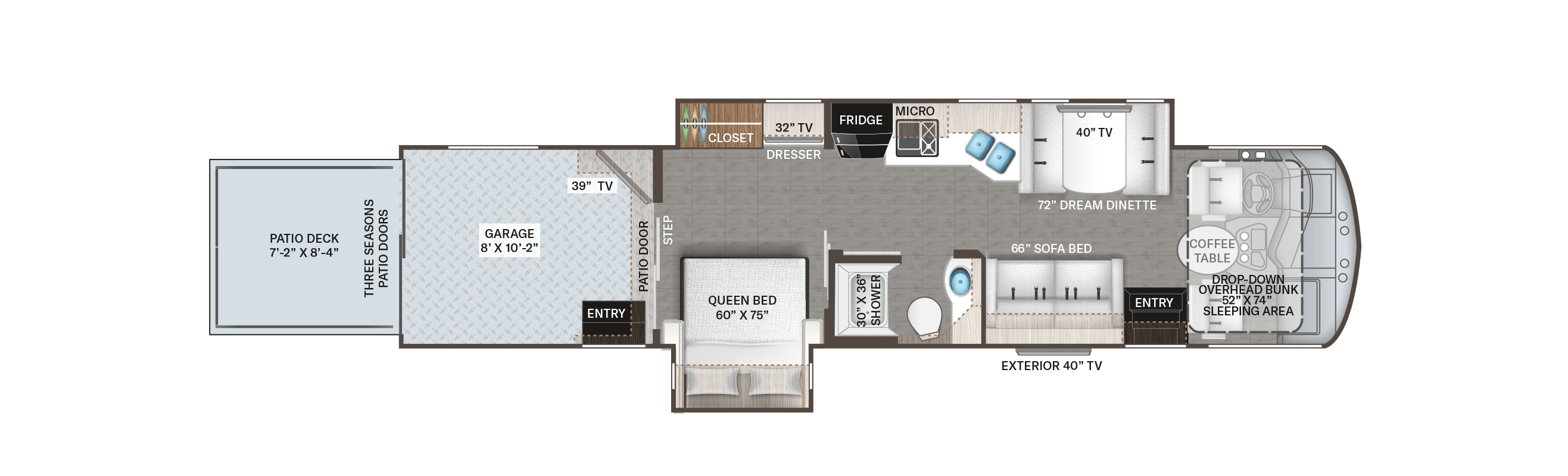 Class A Rv Floor Plans
