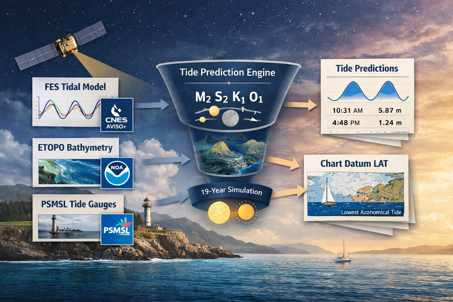 Tides Prediction Engine