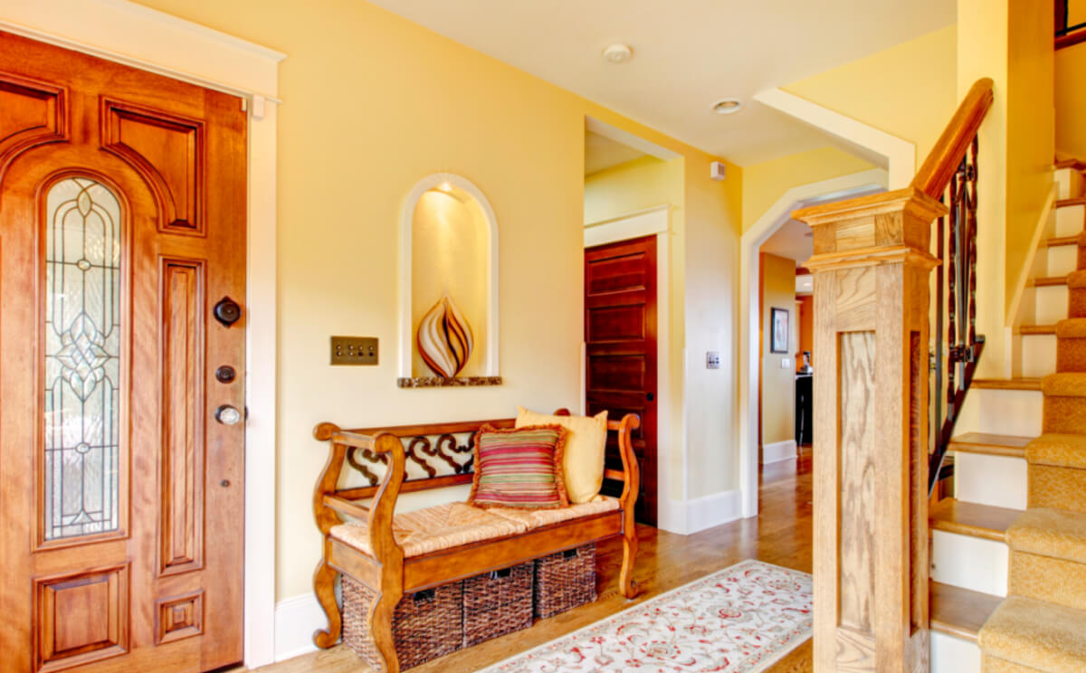 Orange Paint Colors For The Hallway Orange Hallway Paint