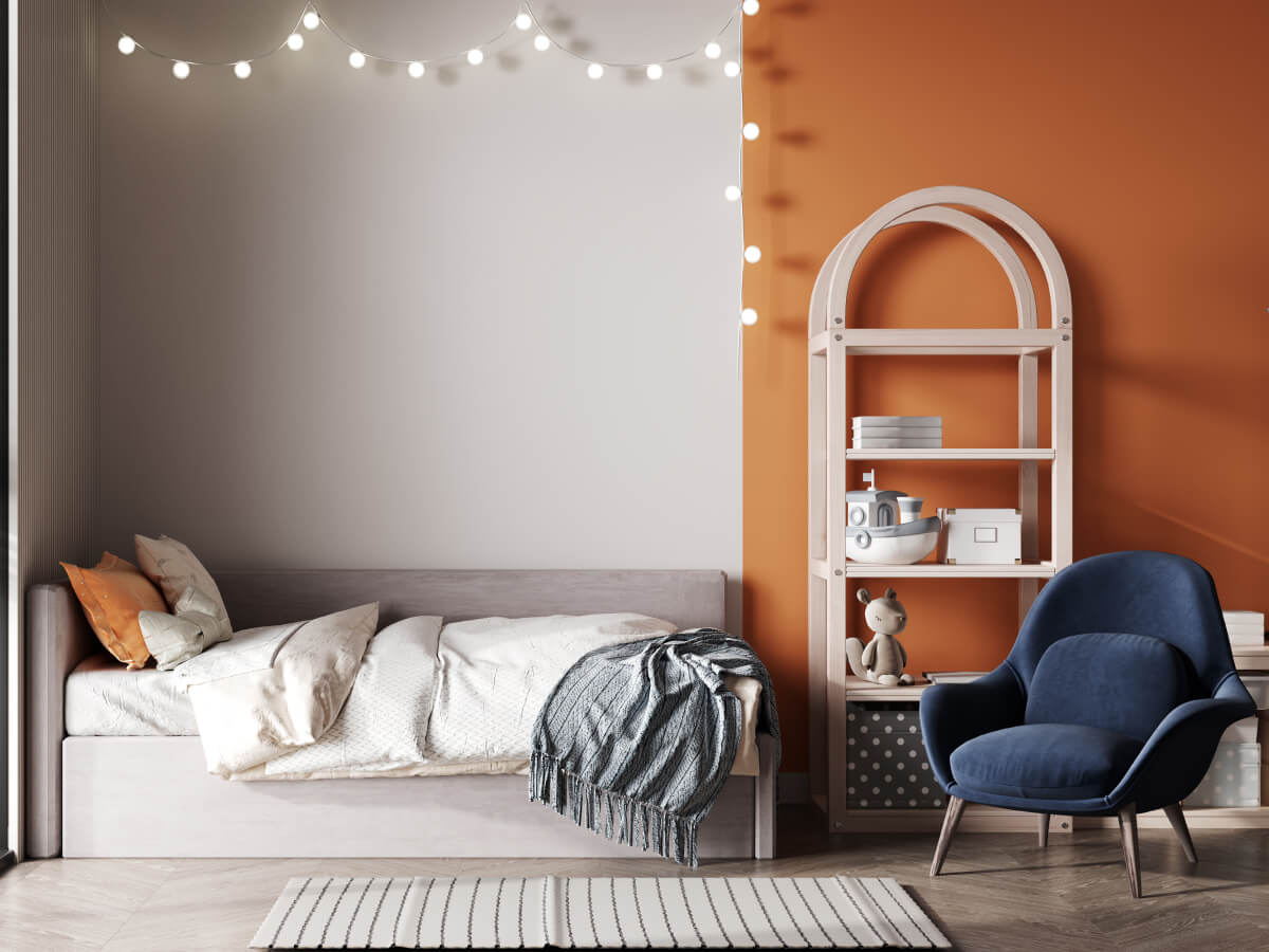 Top 6 Orange Paint Colours for Bedrooms
