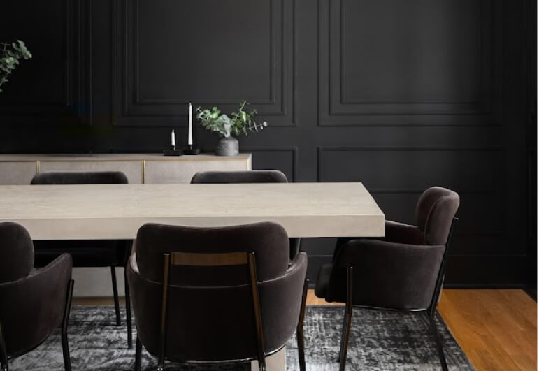 Modern Black Dining Room Dining Room Ideas: Design, Style, Layout