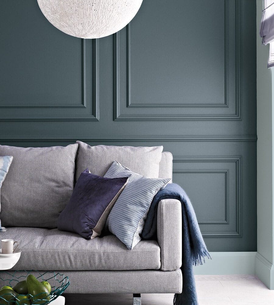 Charcoal Blue Paint Colours