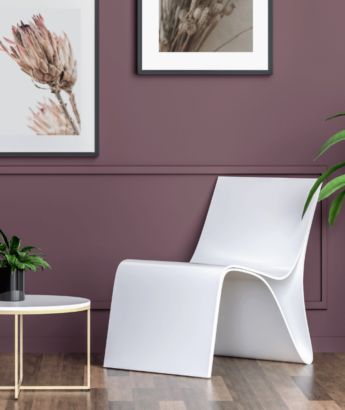 Purple Home Office Inspiration