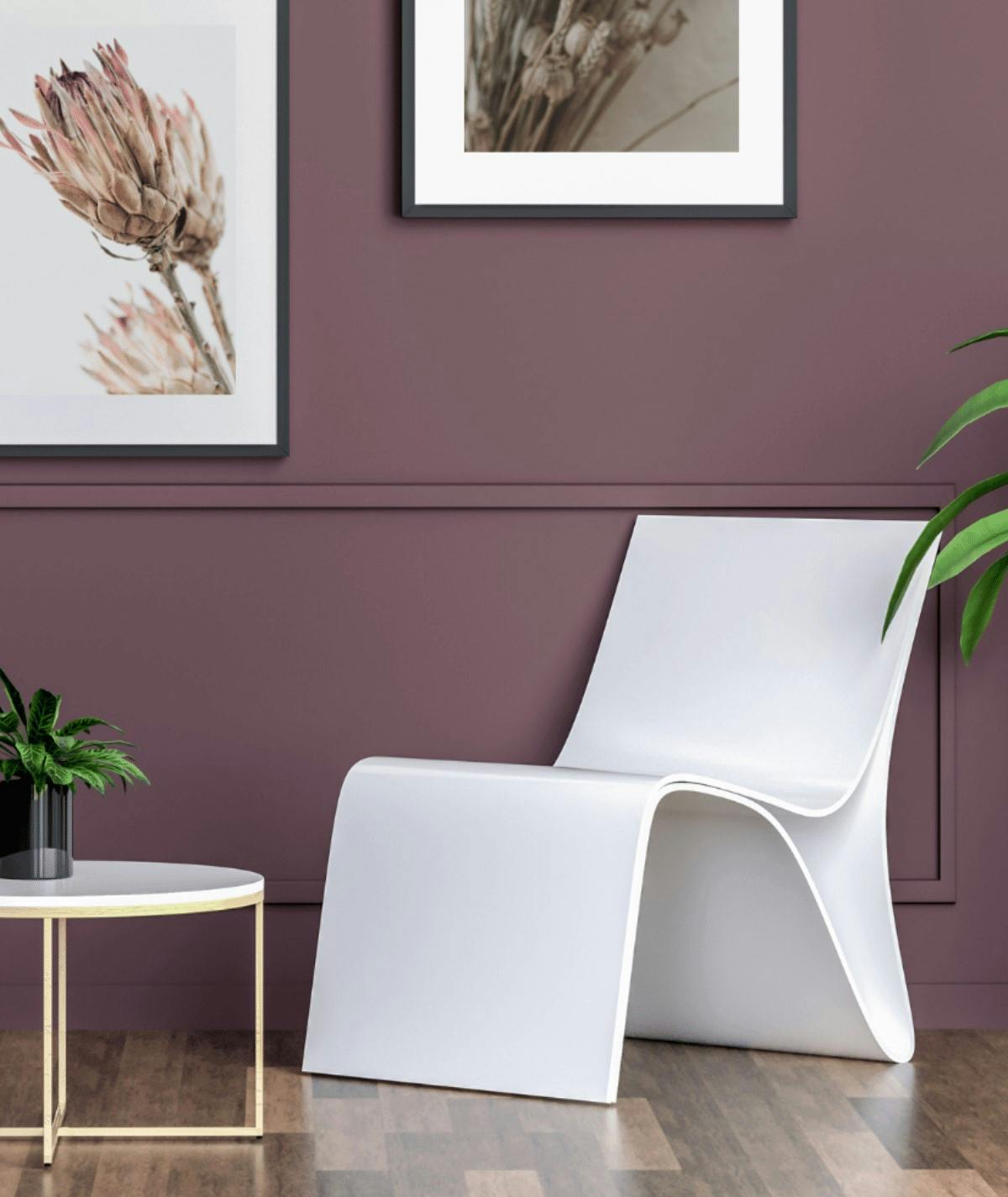 Purple Home Office Inspiration