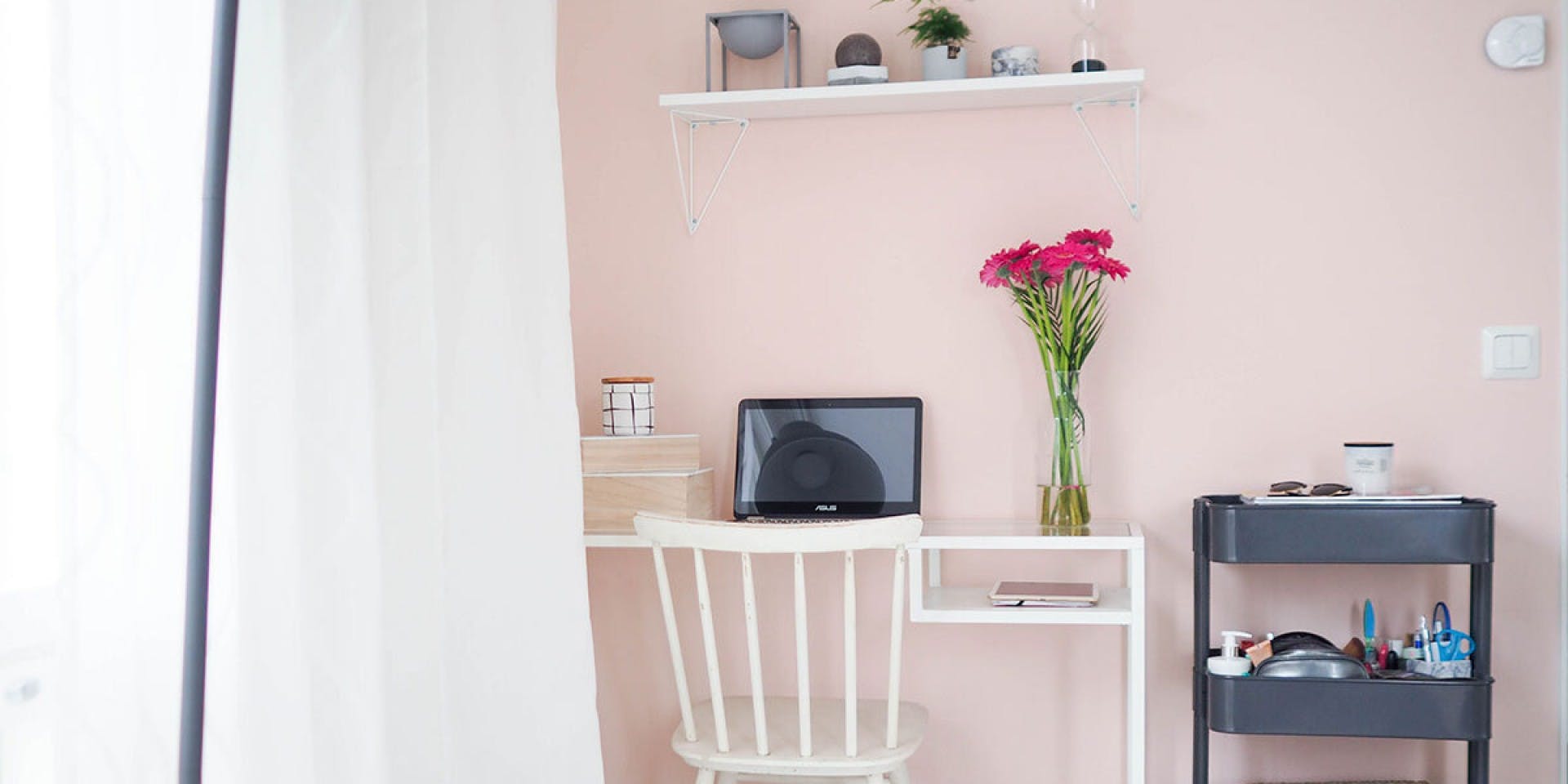 DIY Makeover | A Contemporary Pastel Pink Study | Tikkurila UK