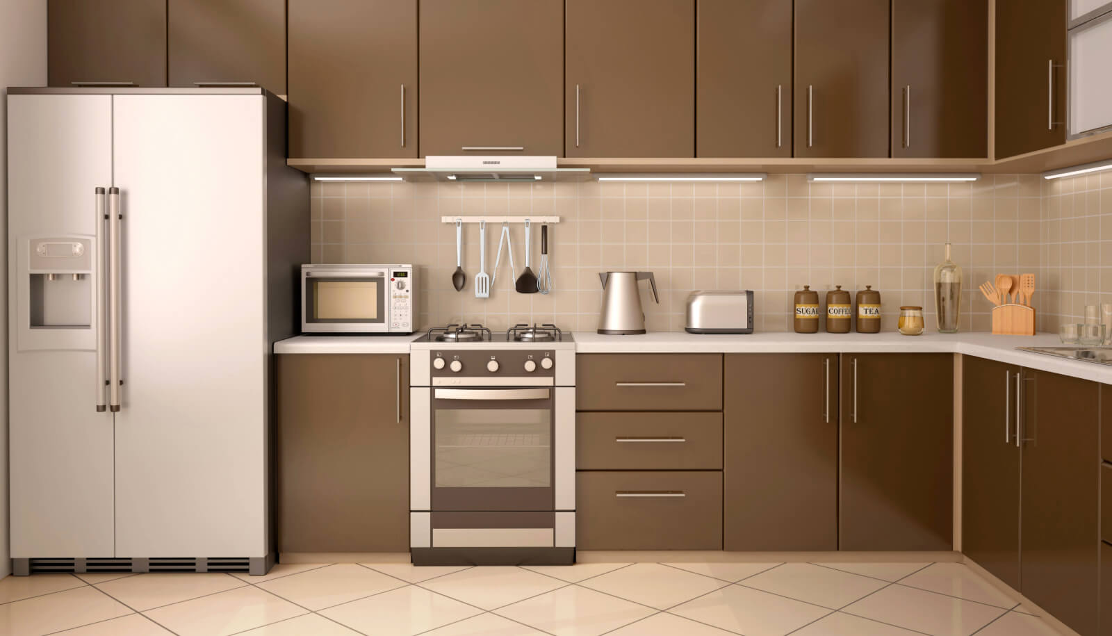 Brown Kitchen Cabinet Paint Colours