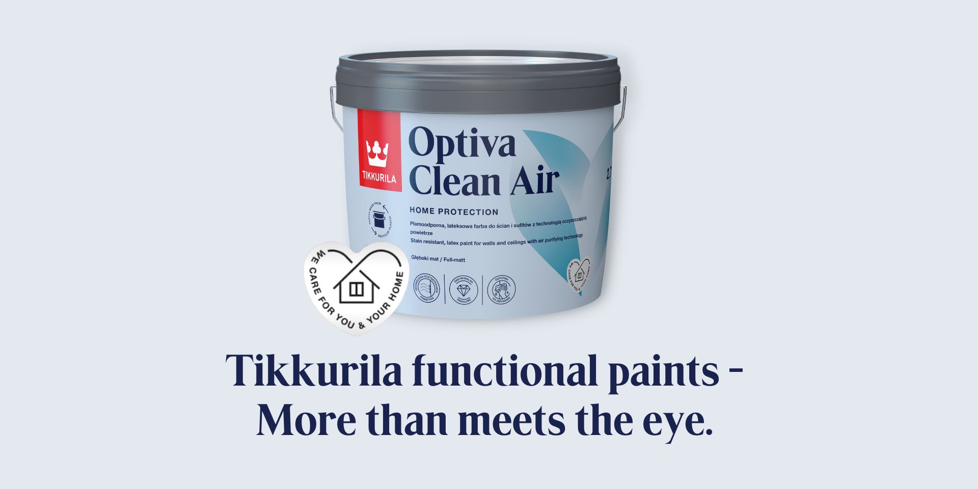 Introducing Optiva Clean Air - Air Purifying Paint | Tikkurila