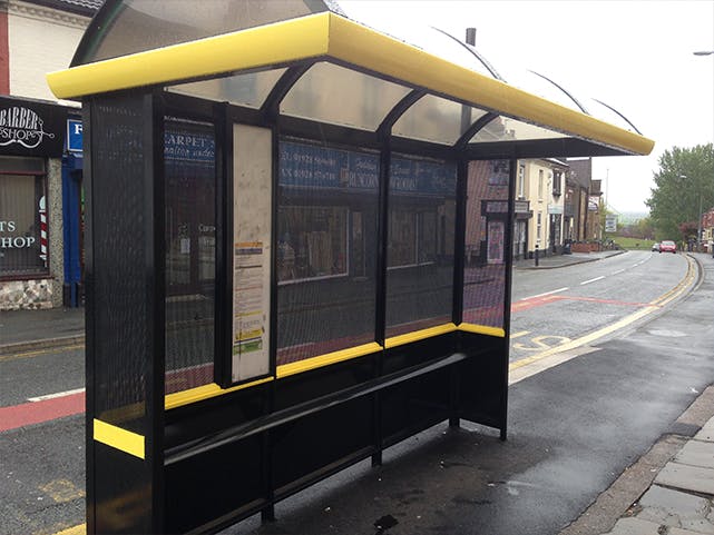 Halton Bus Shelter | Industrial Case Study | Temaprime & Temalac ...