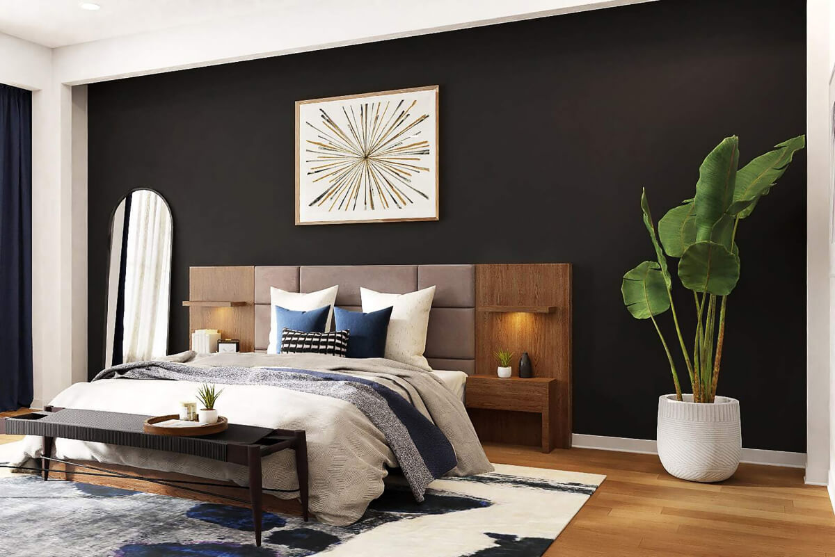 Bedroom Feature Wall Colour Combinations