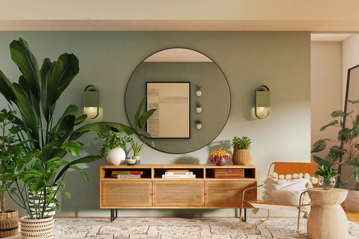 5 Green Living Room Colour Schemes to Brighten Your Home