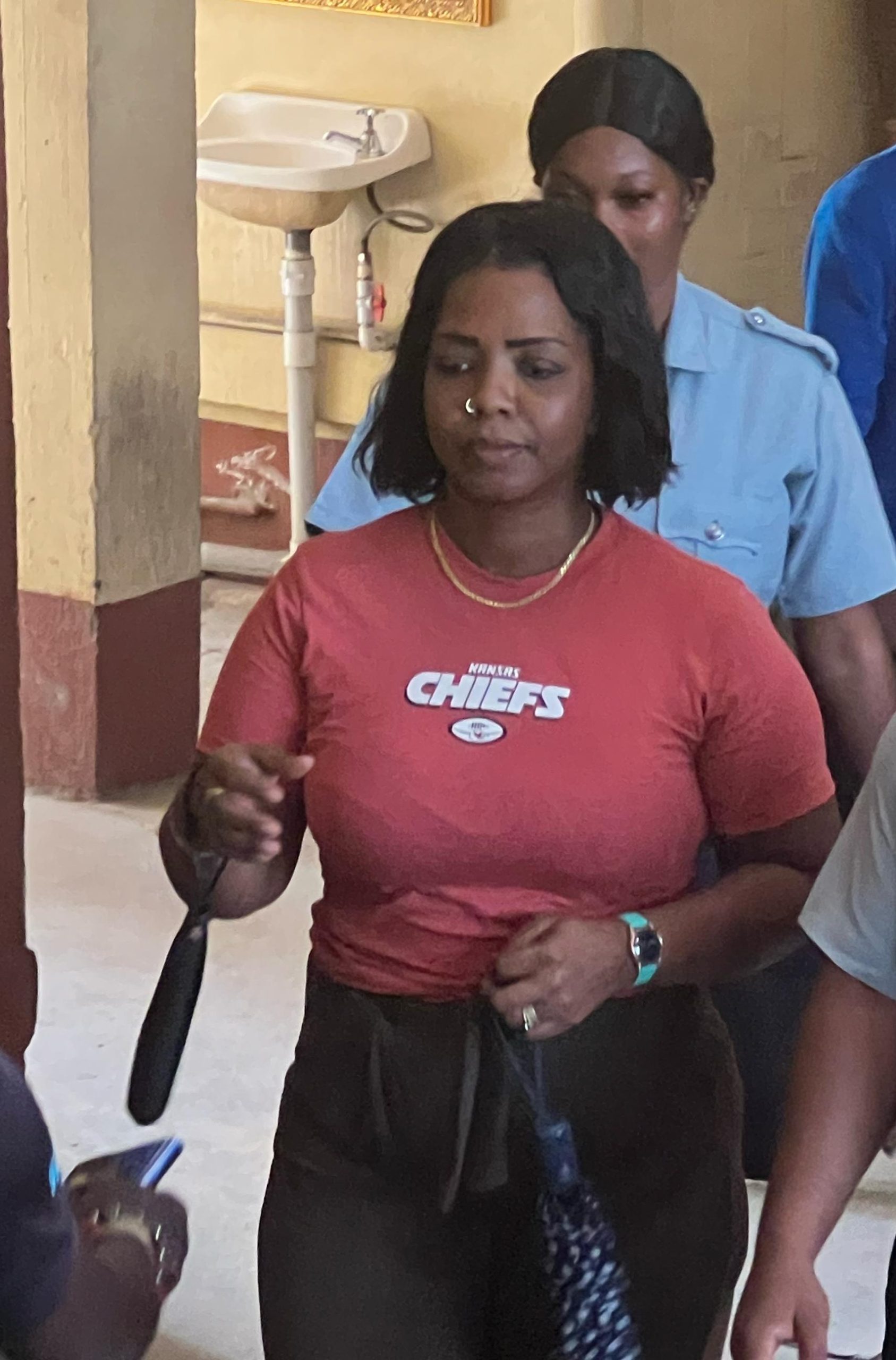 Mother on bail for wounding charge