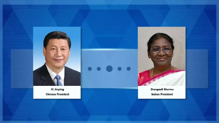 Xi, Indian president exchange congratulations on 75th anniversary of ties