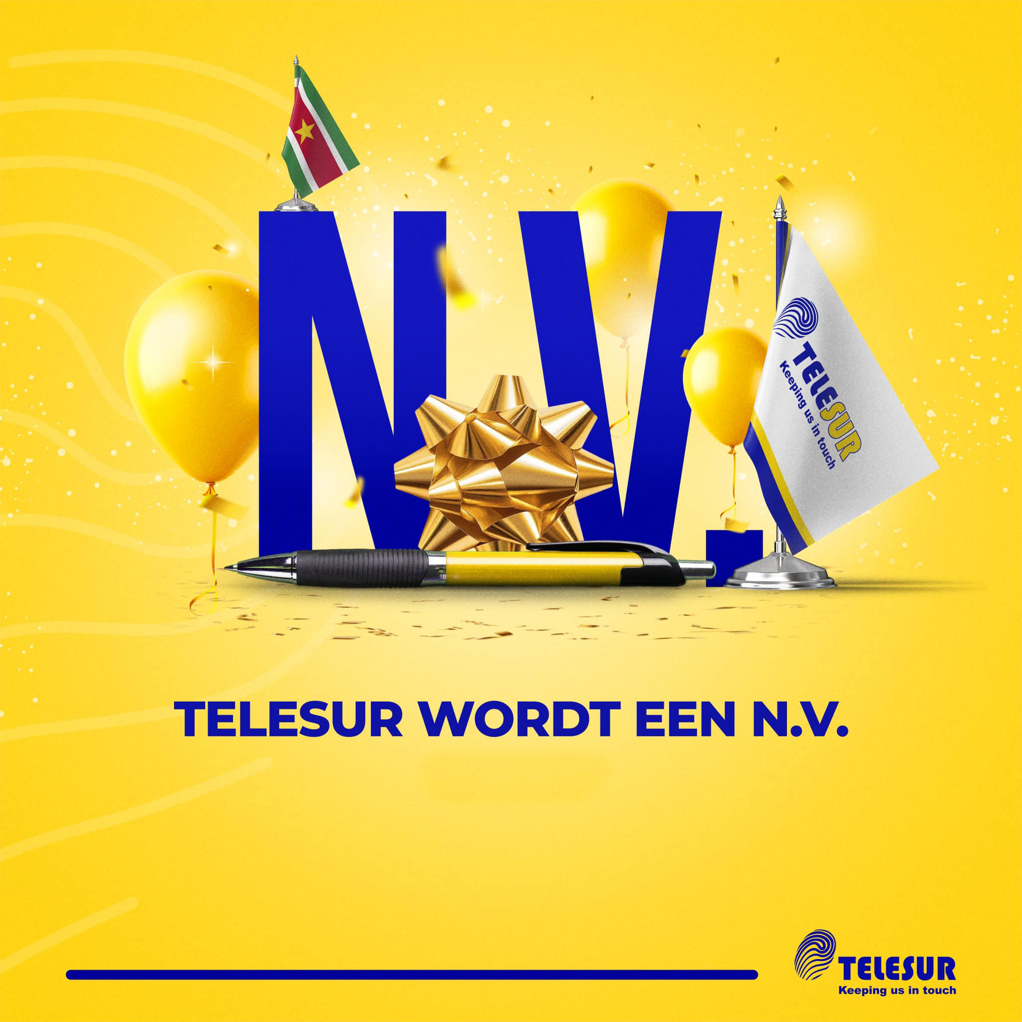 Telesur heeft hoop achterstanden in te lopen alvorens als nv verder te ...