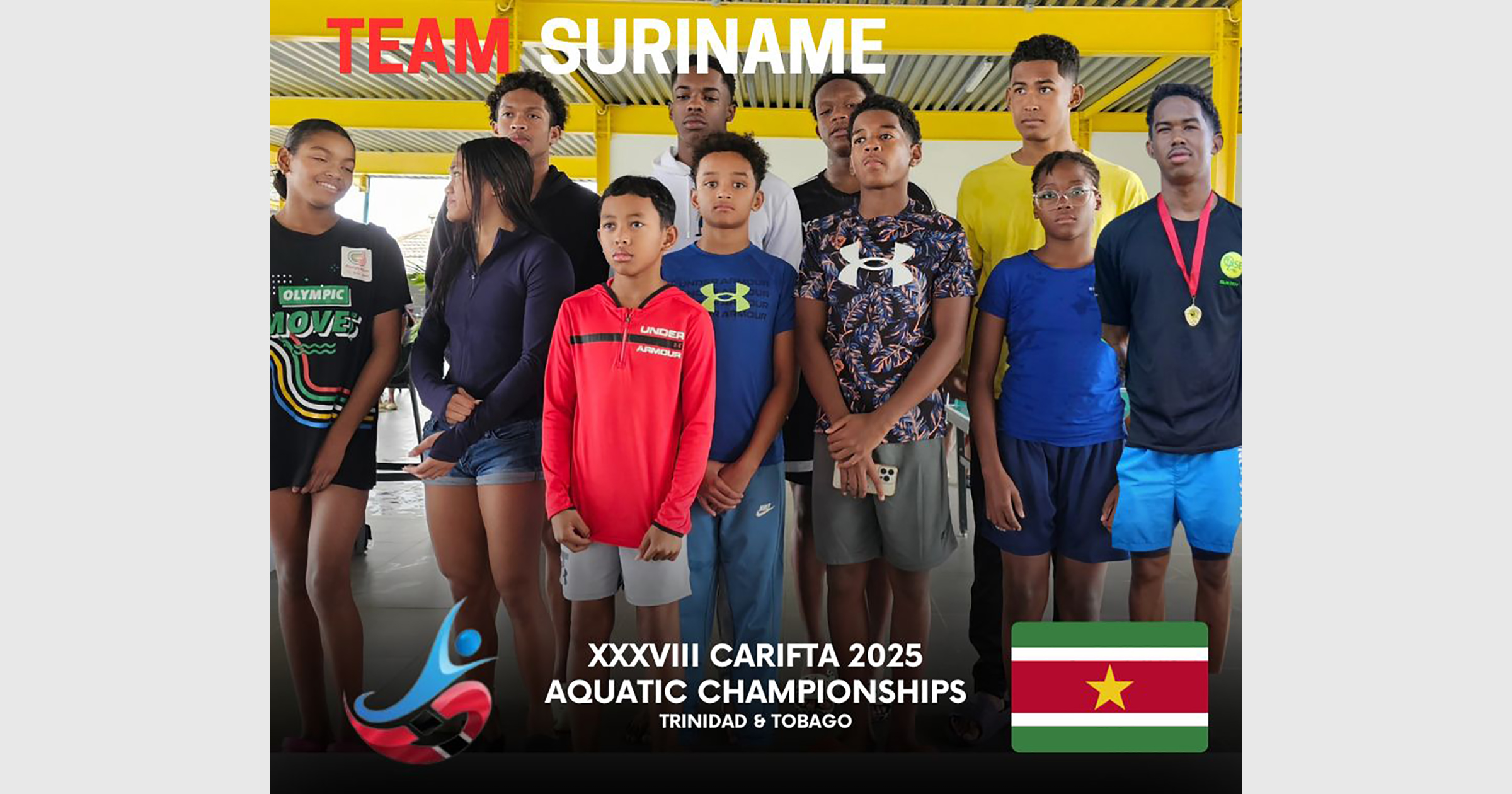 SZB stuurt elf zwemmers naar Carifta Games