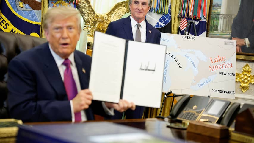 Trump Hernoemt Ontariomeer Naar Amerikameer Direct Van Kracht”