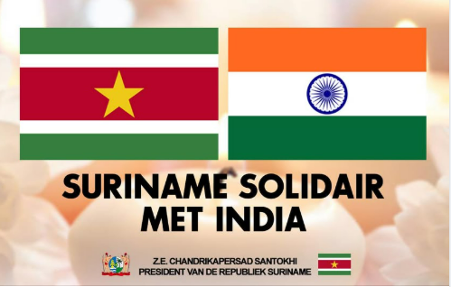 Santokhi: “Suriname staat zij aan zij met India”