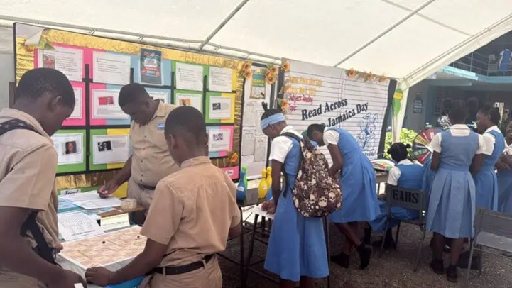 Edwin Allen High celebrates Read Across Jamaica Day