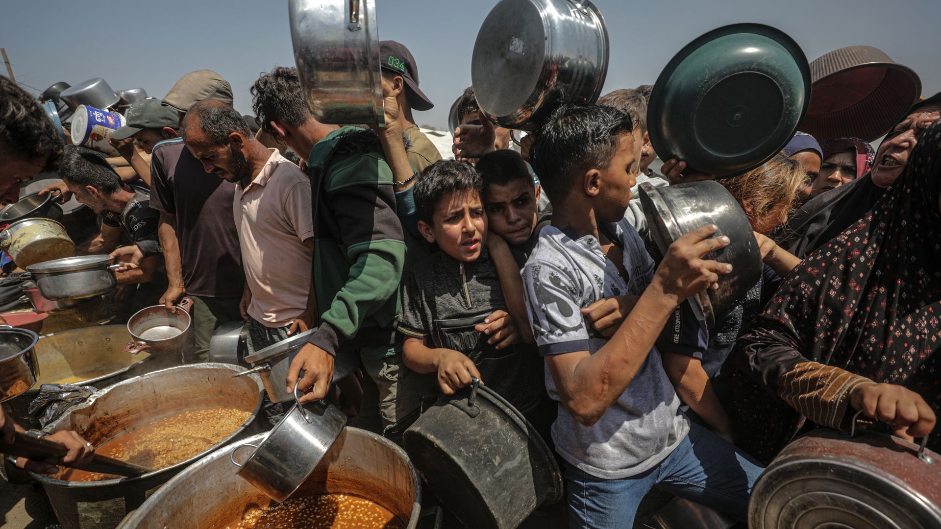 Hongersnood dreigt voor iedereen in Gaza
