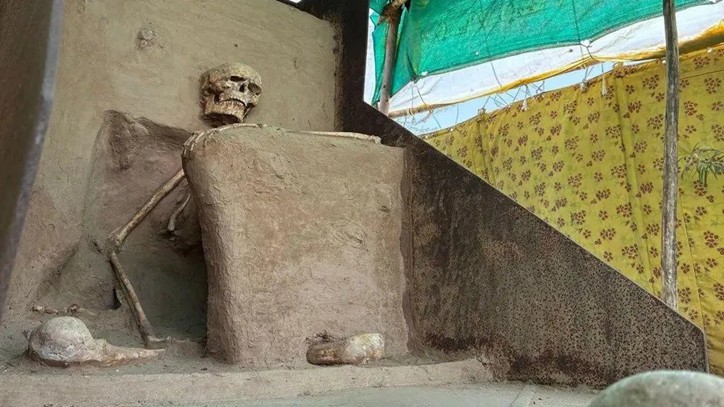 Ancient Indian skeleton gets a museum home