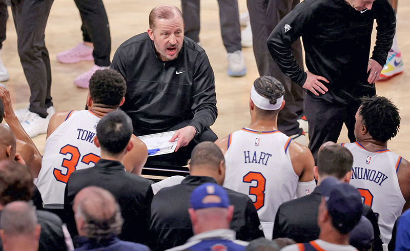 Knicks nemen afscheid van coach Thibodeau na vijf jaar