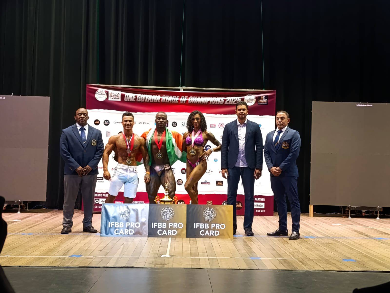 Twee nieuwe Surinaamse pro bodybuilders