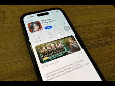 Police accuse a mobile game app of promoting armed revolution