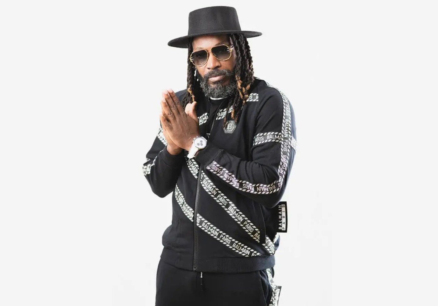 Omari Banks, Chris Gayle Living It Up