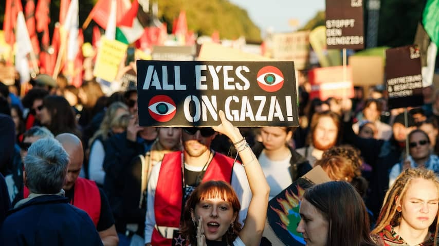 Grootste pro-Palestijnse demonstratie in Duitsland vreedzaam verlopen