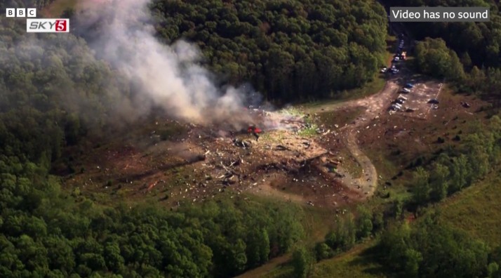 Eighteen missing after explosion at Tennessee munitions factory