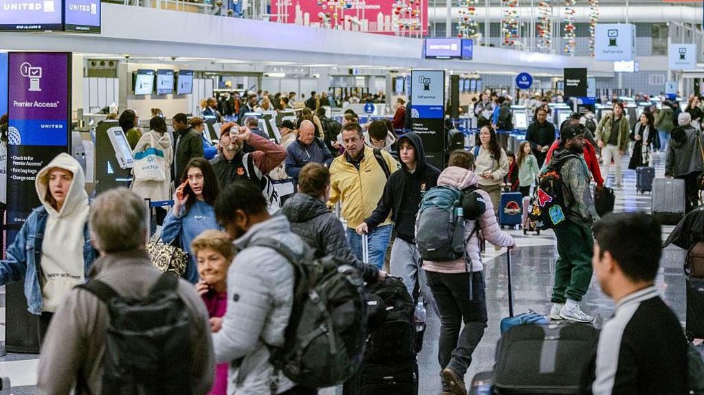 Hundreds of flights cancelled in US as airlines scramble to cut traffic ...