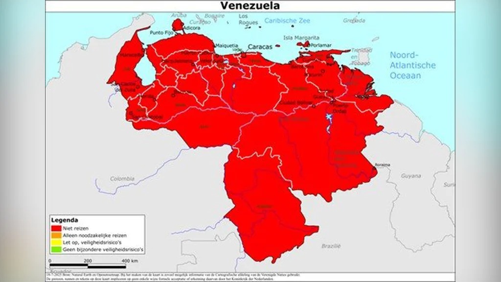Arubaanse regering waarschuwt: niet reizen naar Venezuela en Haïti