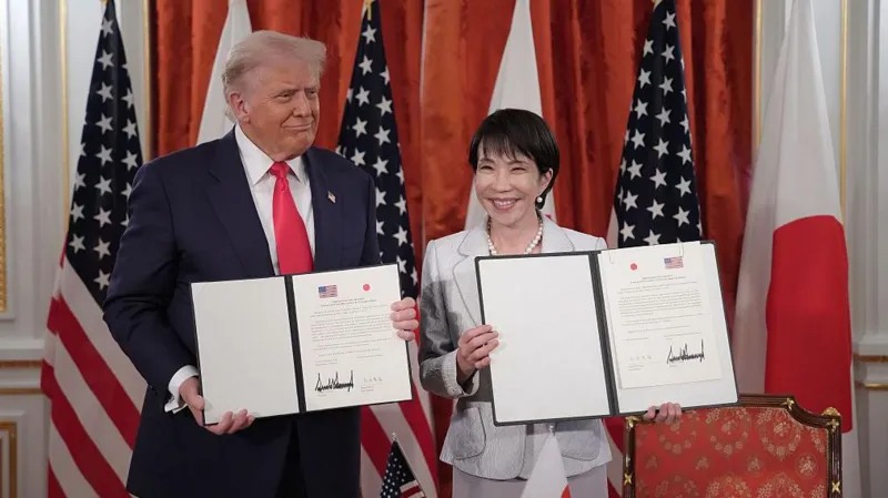 Trump ends Japan leg of Asia tour