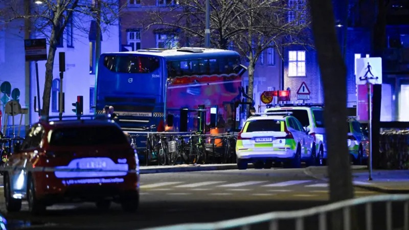 Several killed after bus crashes into Stockholm bus stop