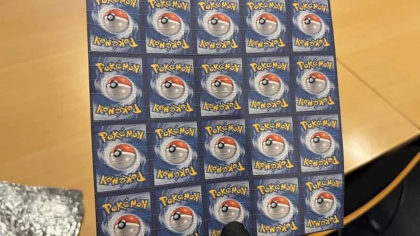 Politie houdt vijf mensen aan voor LSD geprint als Pokémon-kaarten