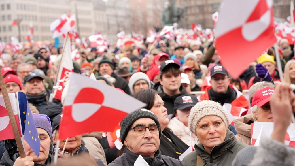 Protesten in heel Denemarken
