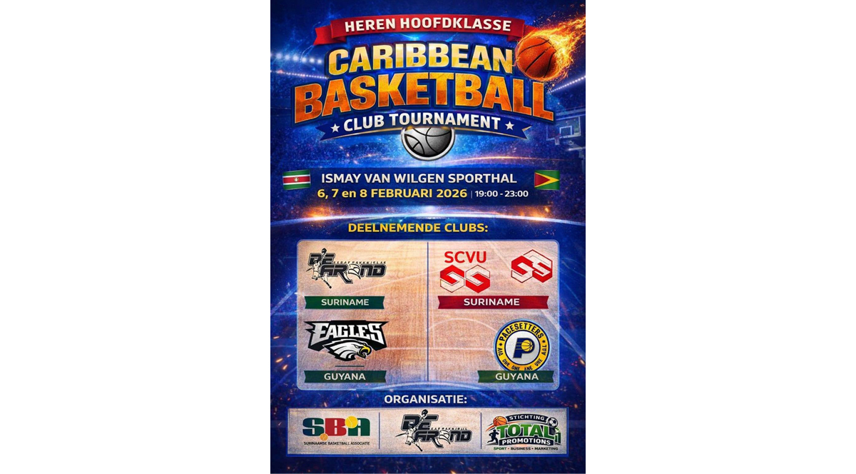 Guyanese basketbalteams bezoeken Suriname