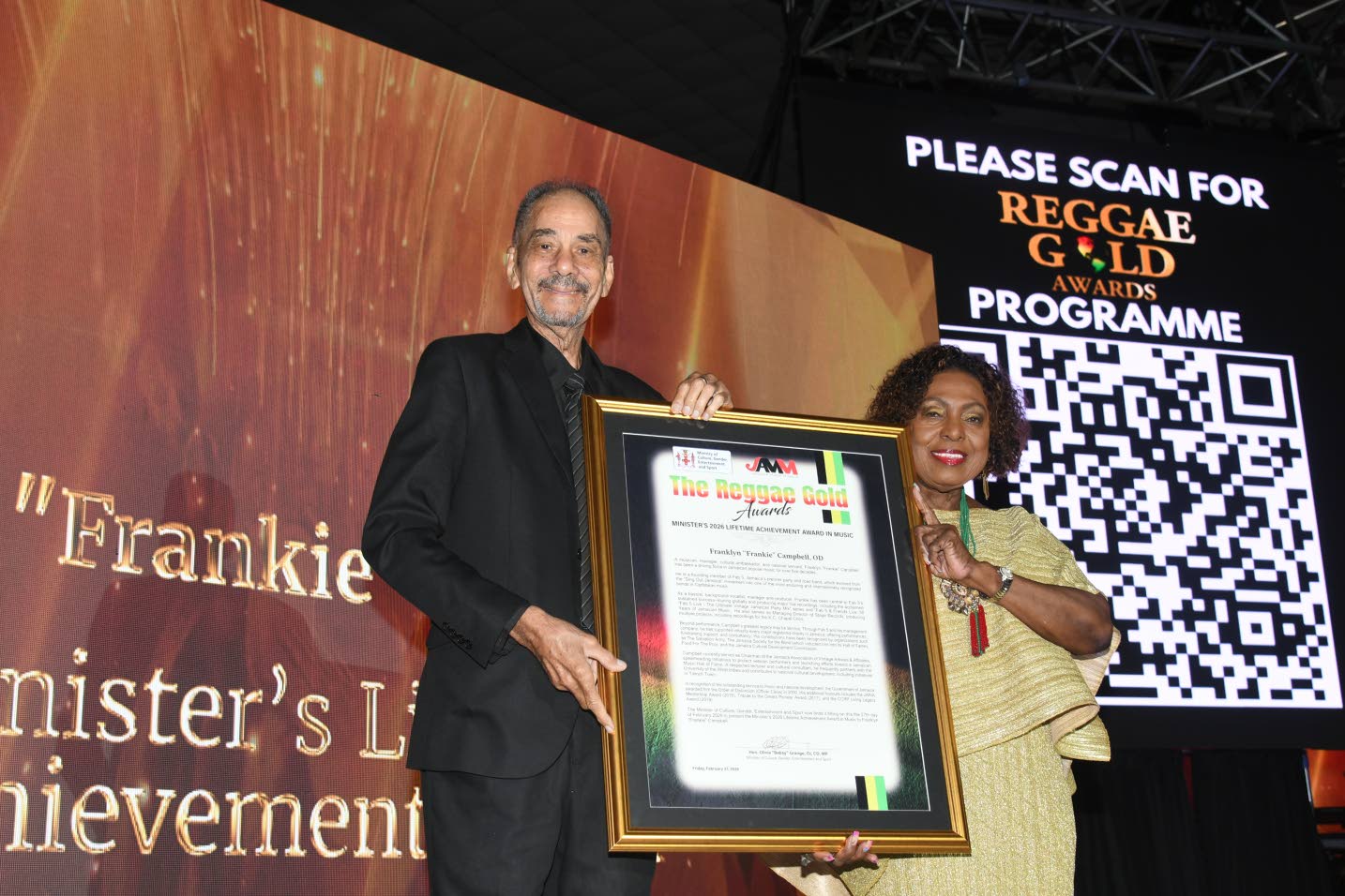 Legends honoured at Reggae Gold Awards