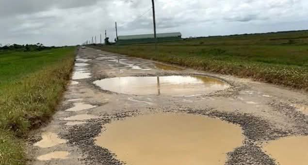 Weg naar Nickerie blijft in slechte staat