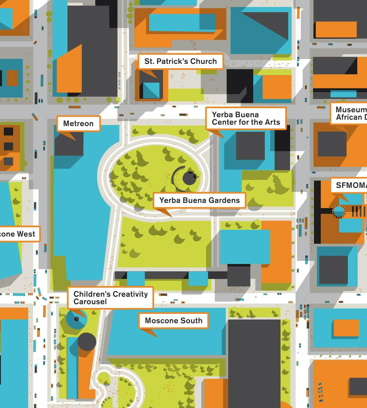 Yerba Buena Gardens San Francisco Map | Fasci Garden