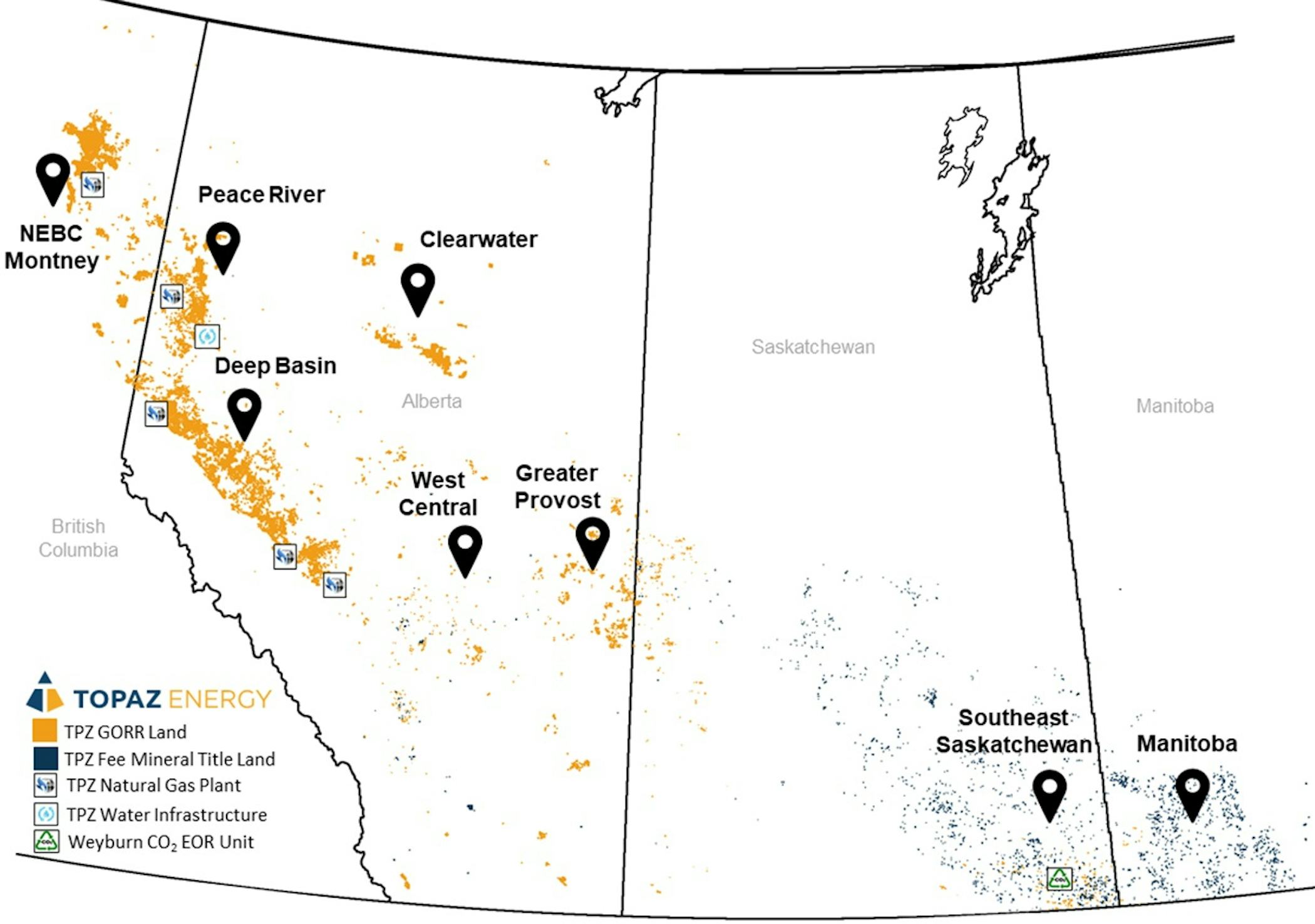 Assets | Topaz Energy - Canadian Royalty and Infrastructure Energy Company