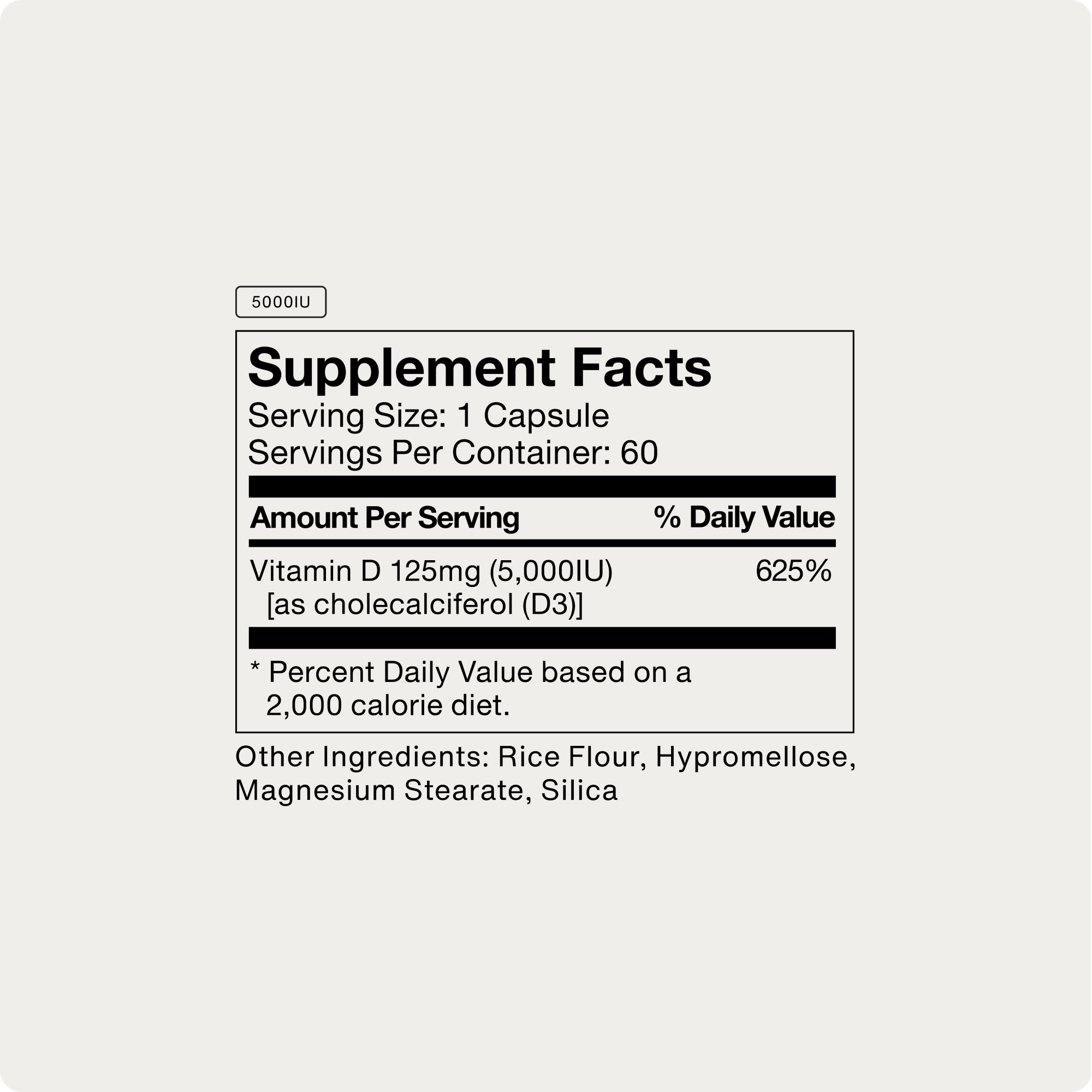 Vegan Vitamin D3 5000 IU Supplement - NSF Certified – Momentous