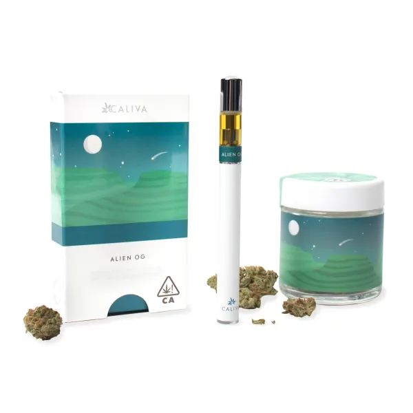 Alien OG Cannabis Strain: Grown at Caliva